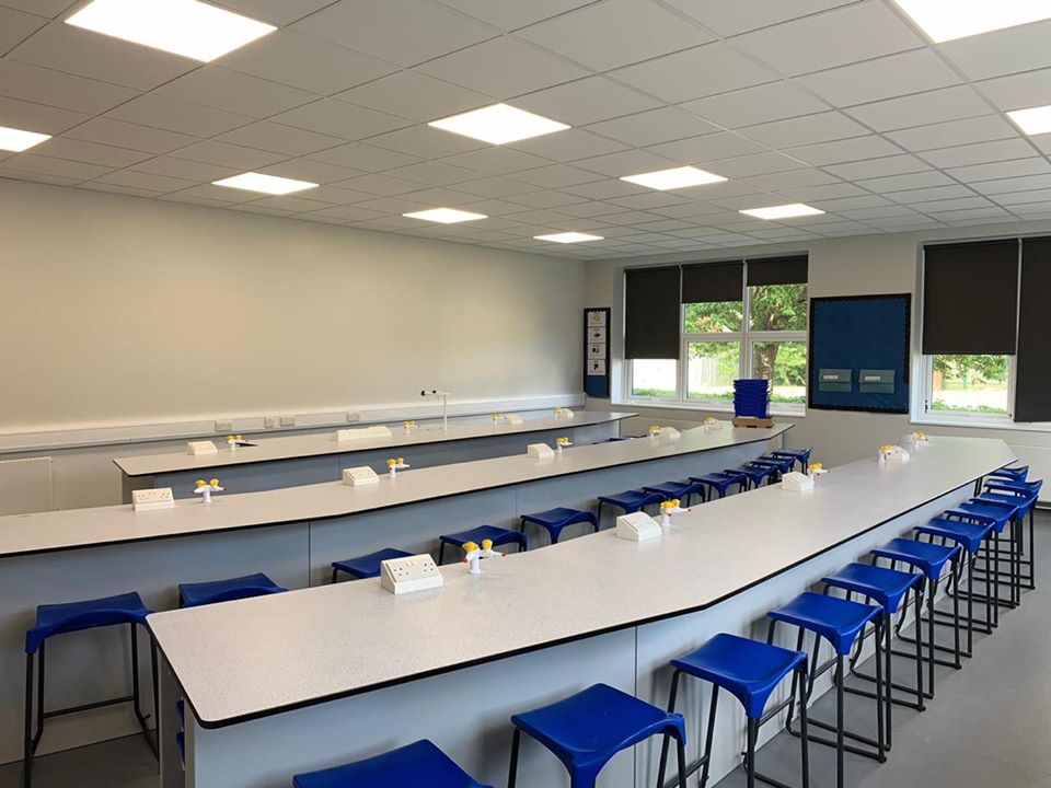 Science Classroom - Complete! - SJM Electrical Services Ltd